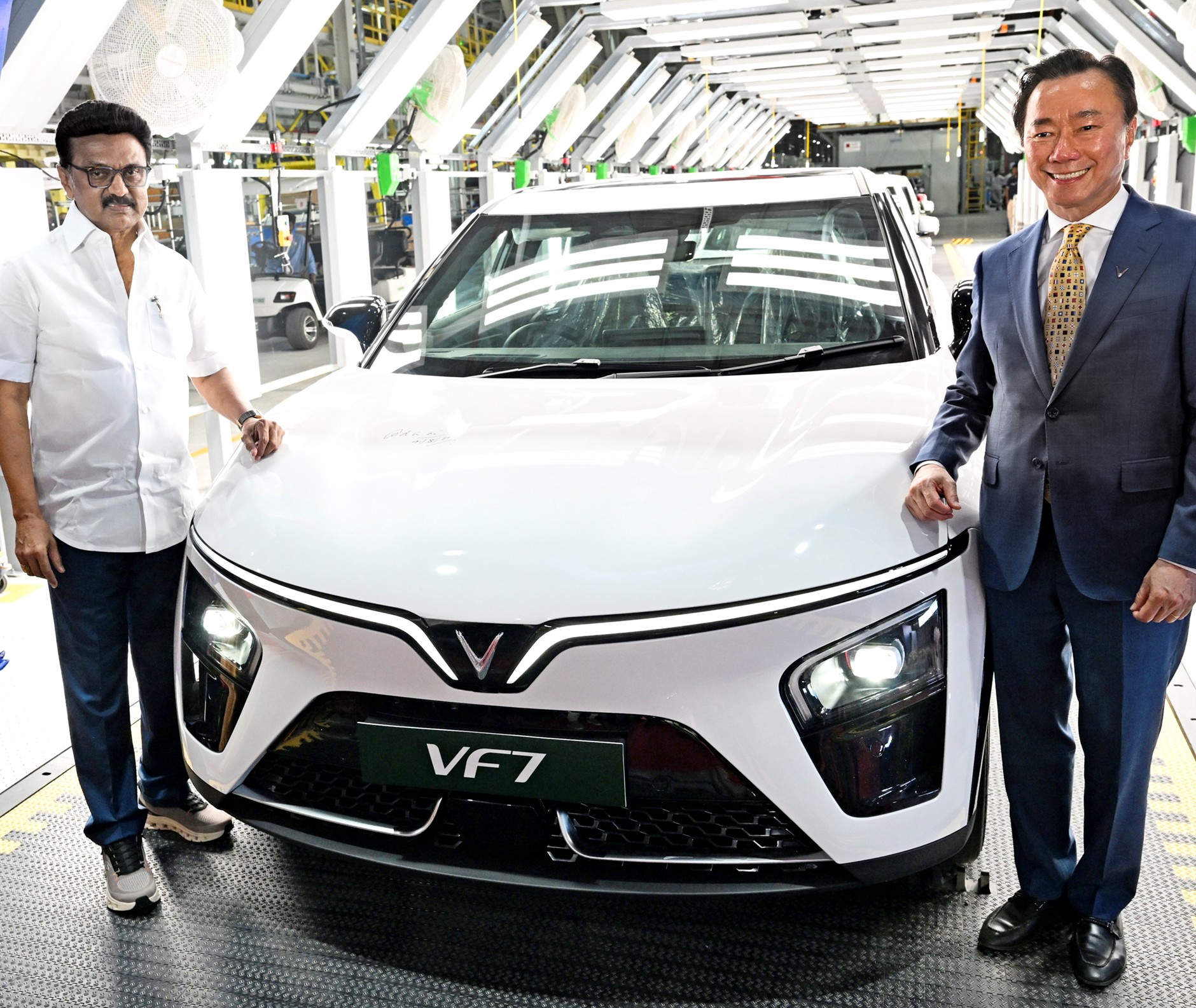 Vietnamese electric vehicle major VinFast launches its assembly plant ...